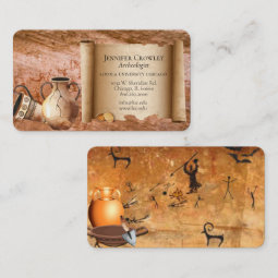 archeologist business card | Zazzle
