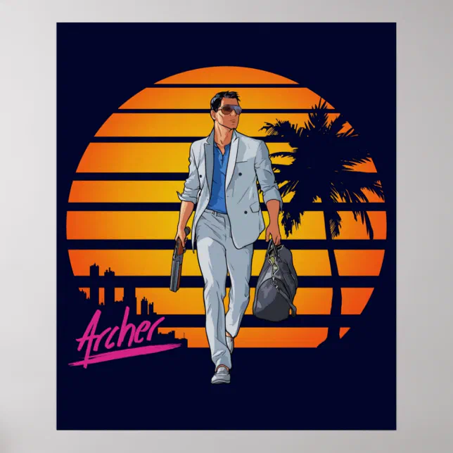 Archer Vice Poster | Zazzle