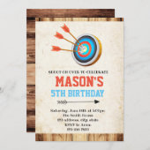 Archery birthday invitation | Zazzle