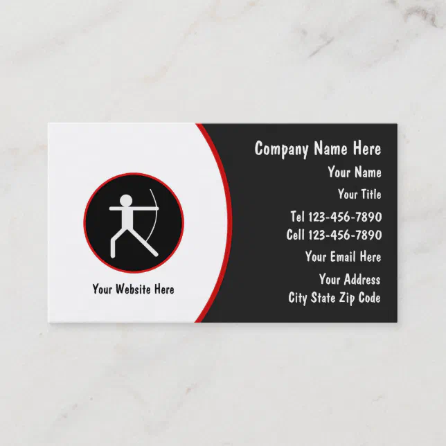 Archery Business cards | Zazzle