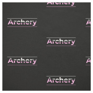 Funny Archery Fabric | Zazzle