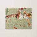 Archery Pin-Up Girl Jigsaw Puzzle | Zazzle