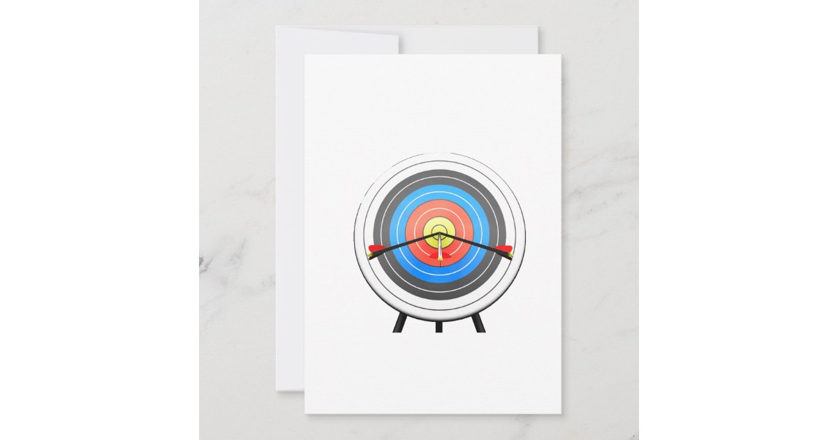 Archery Target Invitations | Zazzle