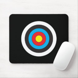 Archery Target Mouse Pad | Zazzle