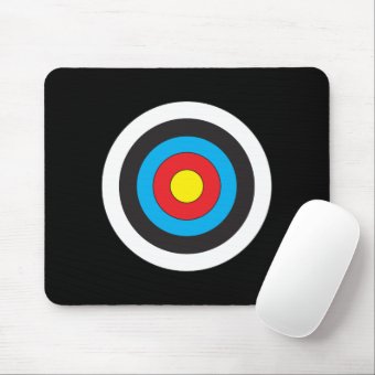Archery Target Mouse Pad | Zazzle