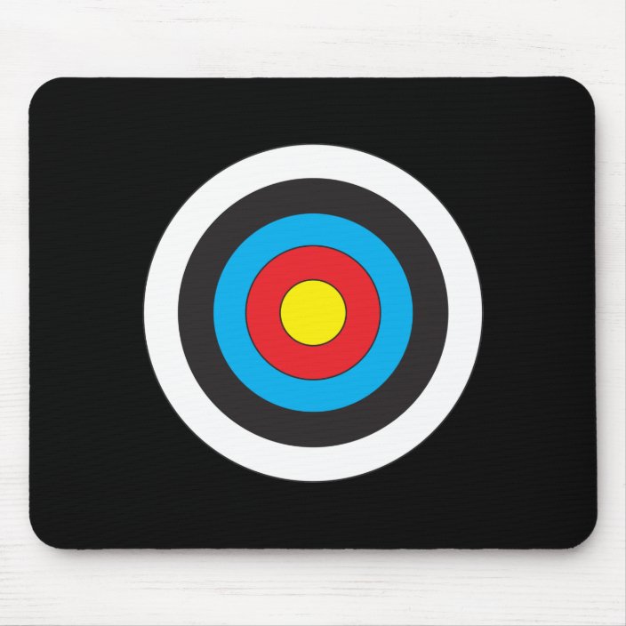 Archery Target Mouse Pad | Zazzle.com