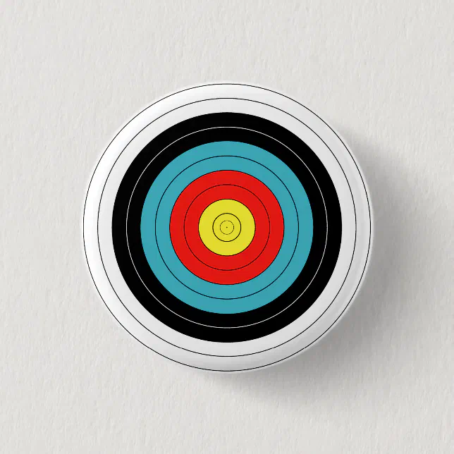 Archery Target pin | Zazzle