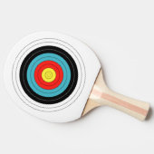 Archery Target Ping Pong Paddle | Zazzle