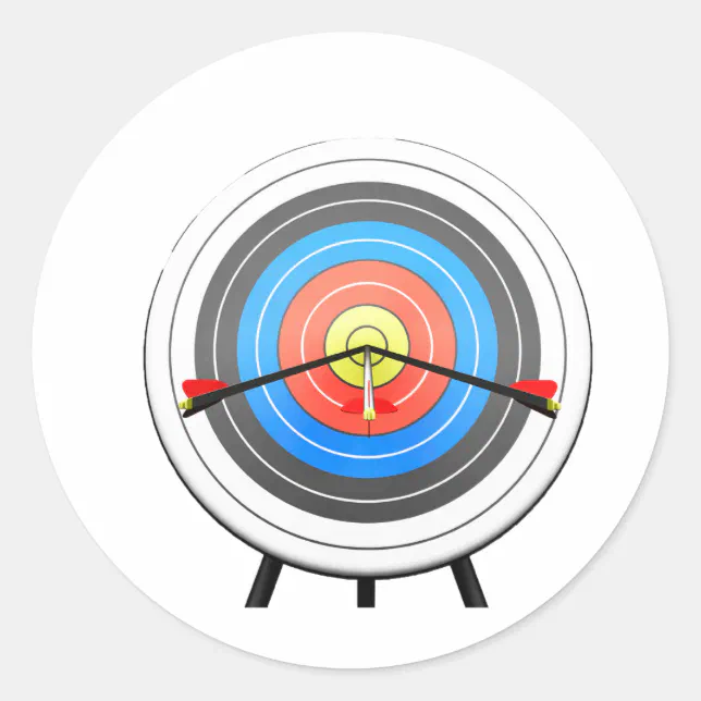 Archery Target Stickers | Zazzle
