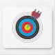 Archery Target with Arrows Mouse Pad | Zazzle