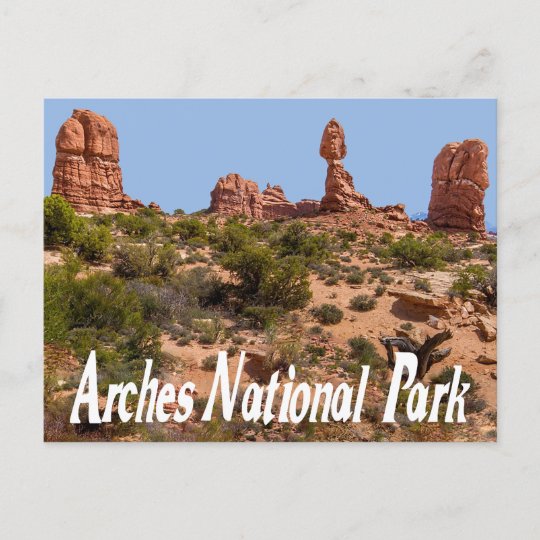 Arches National Park, Moab Utah Postcard | Zazzle.com