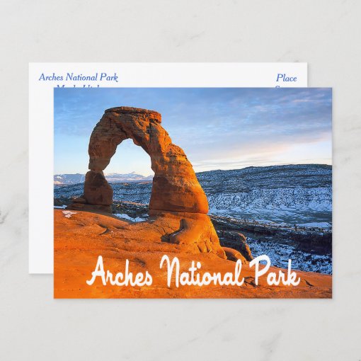Arches National Park, Moab Utah Postcard | Zazzle