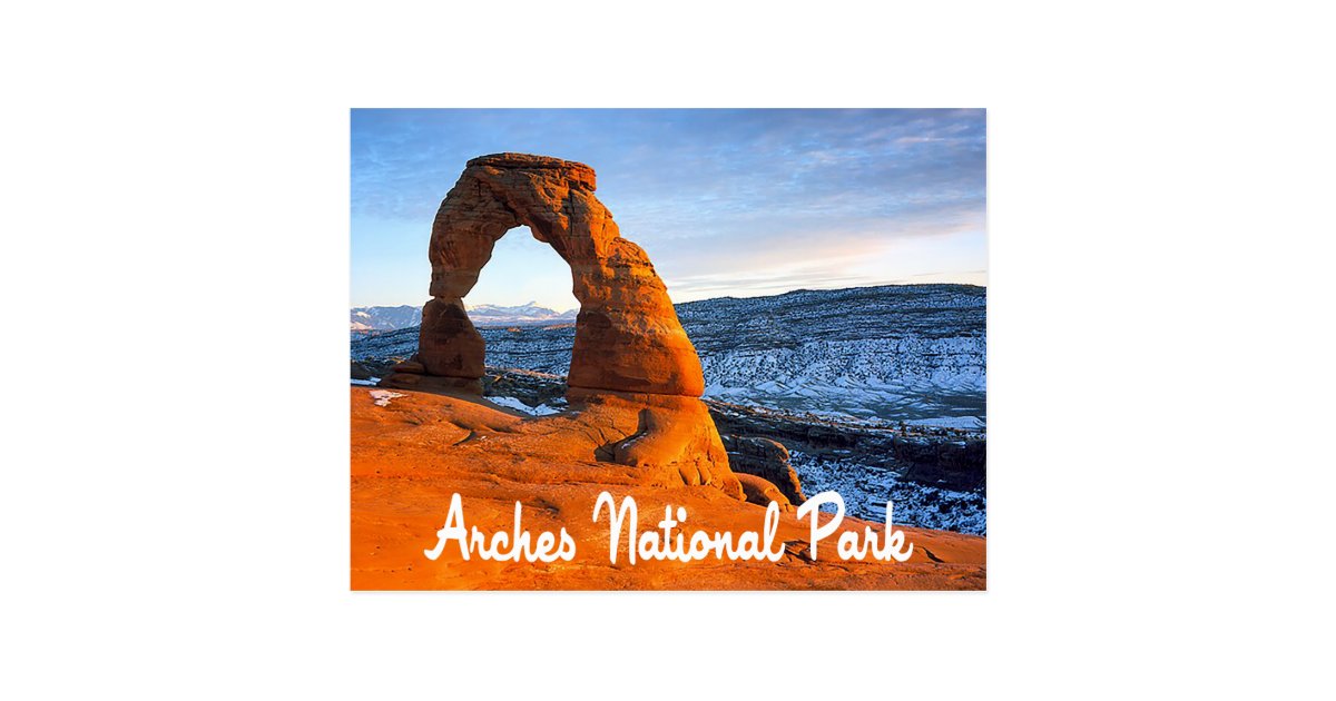 Arches National Park, Moab Utah Postcard | Zazzle.com