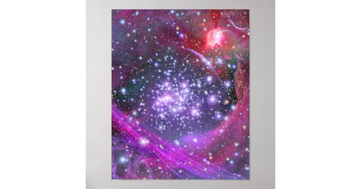 Arches star cluster poster | Zazzle