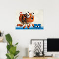 Archie the Pig Poster | Zazzle