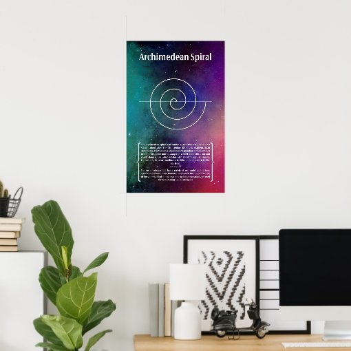 Archimedean Spiral Poster | Zazzle
