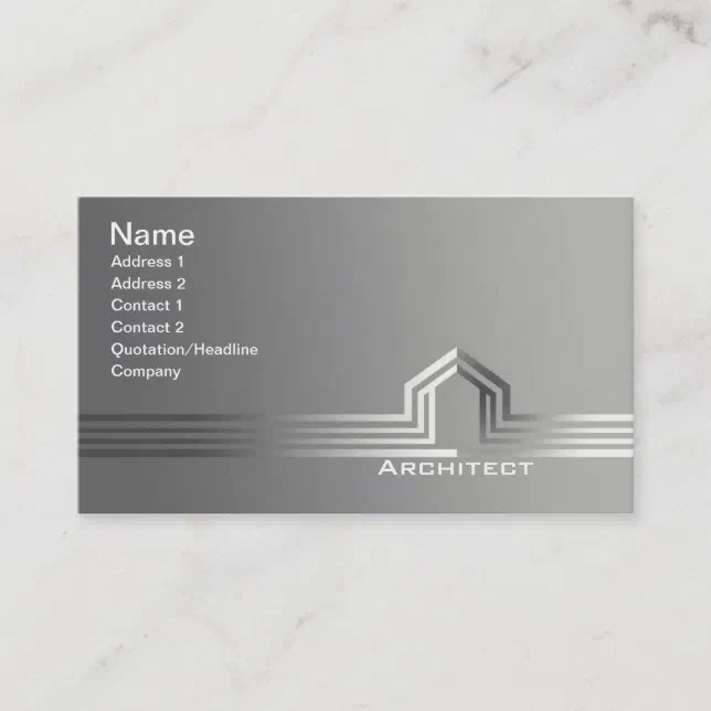 Architect Business Cards | Zazzle