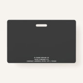 Architect Business Personalized Photo Employee Badge | Zazzle