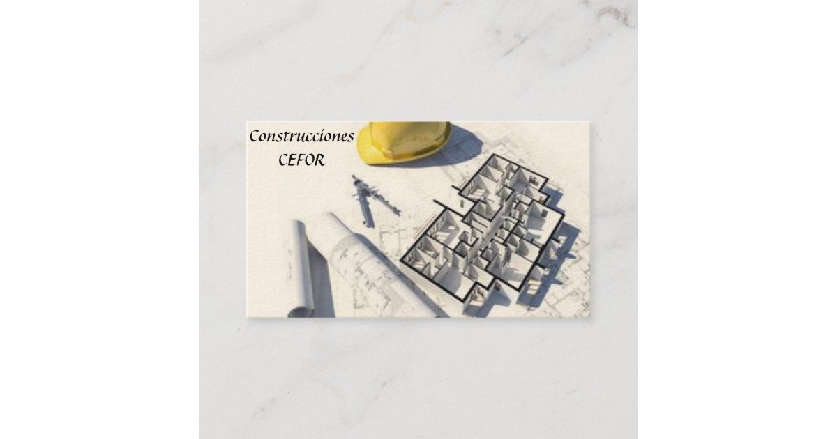 Architect - Constructor - Calling card | Zazzle