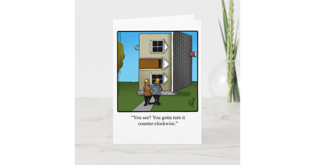 Architect Humor Greeting Card | Zazzle