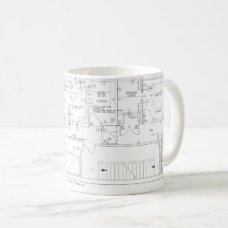 architect plans coffee mug | Zazzle