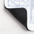 Architectural Blueprints Mouse Pad | Zazzle