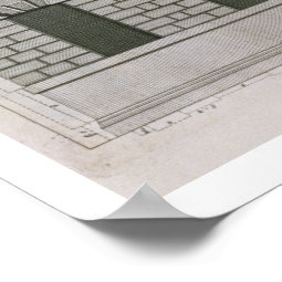 Architectural design demonstrating Palladian propo Poster | Zazzle