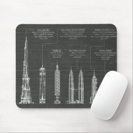 Architectural Heights Mouse Pad | Zazzle