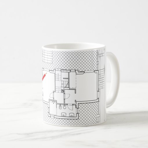 Architectural project, drawing, Architects Coffee Mug | Zazzle