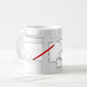 Architectural project, drawing, Architects Coffee Mug | Zazzle