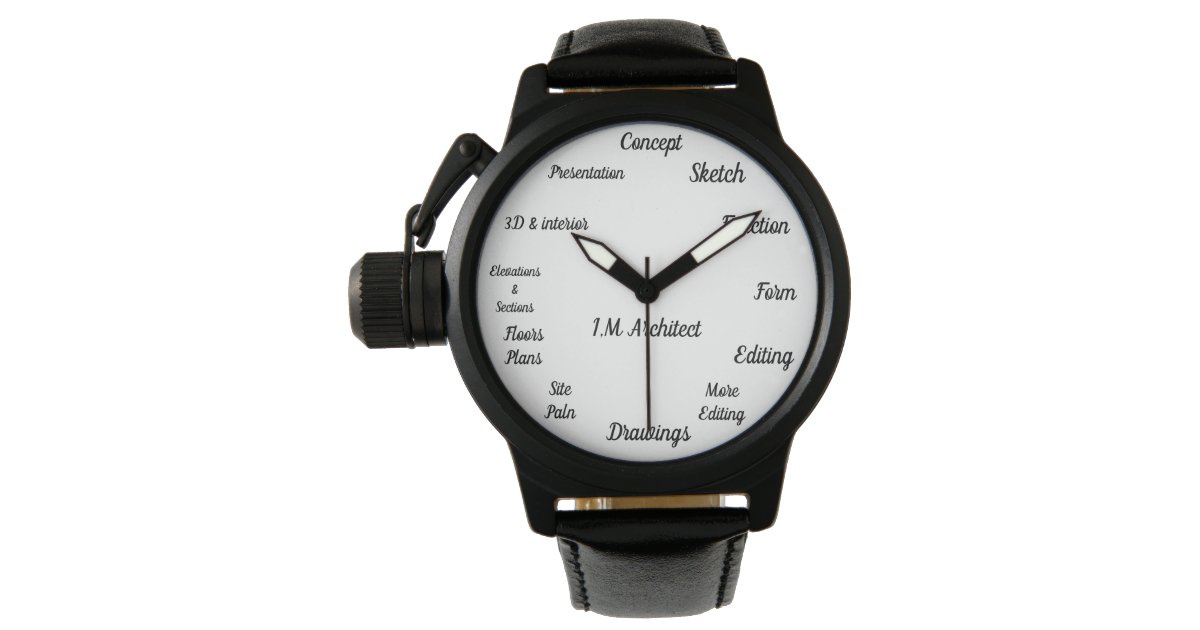 Architecture and architect watch | Zazzle