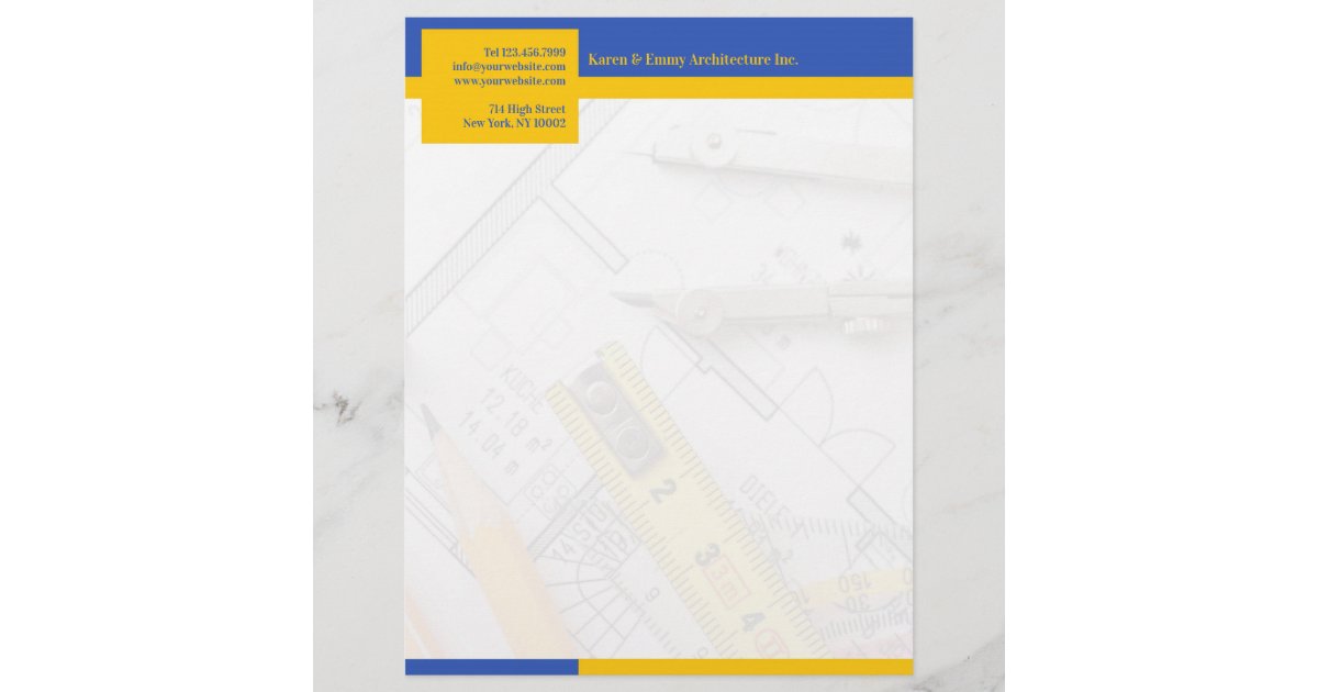 Architecture Engineering Letterhead | Zazzle
