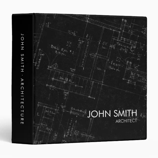 Architecture Floor Plans binder | Zazzle