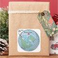 Arctic Circle Square Sticker | Zazzle