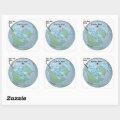 Arctic Circle Square Sticker | Zazzle