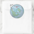 Arctic Circle Square Sticker | Zazzle