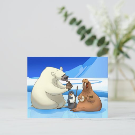 Arctic Jug Band Postcard | Zazzle