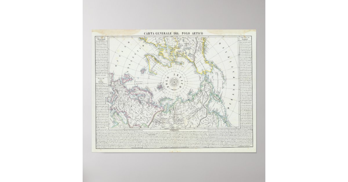 Arctic, Northern Hemisphere Poster | Zazzle