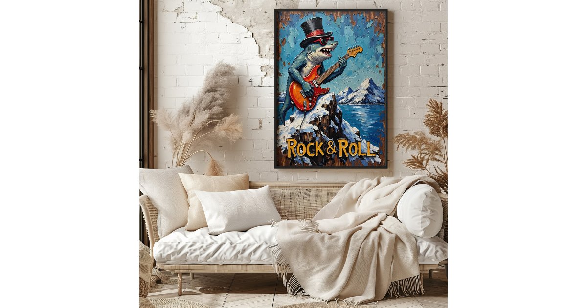 Arctic Siren's Rock Ballad Poster | Zazzle