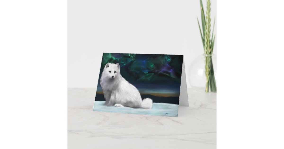 Arctic spirit greeting card | Zazzle