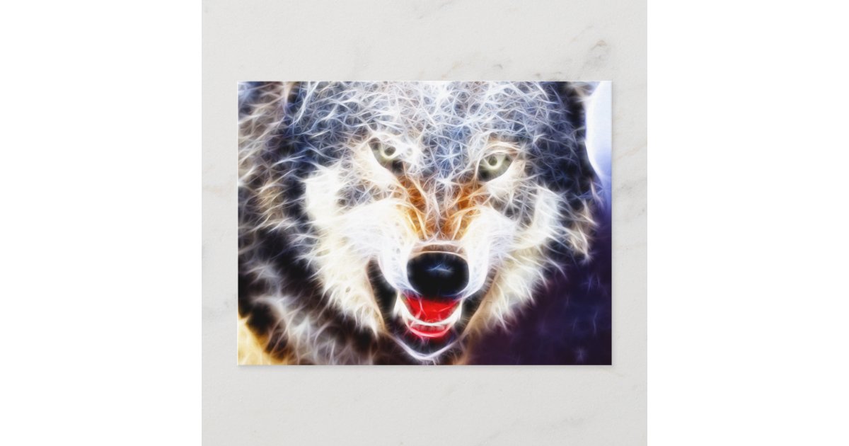 Arctic Wolf Postcard | Zazzle