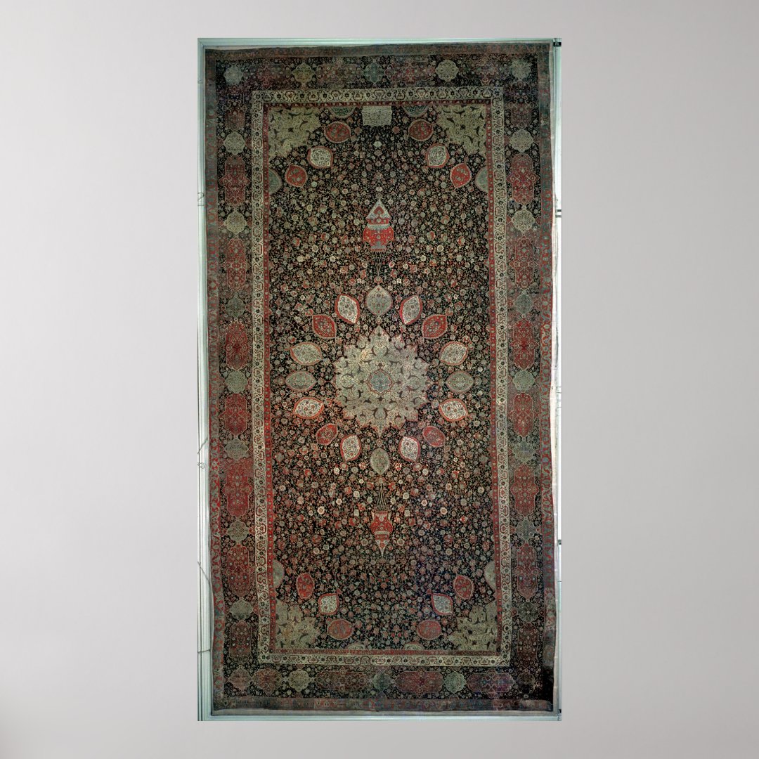 Ardabil carpet made for the mosque at Ardabil Poster | Zazzle