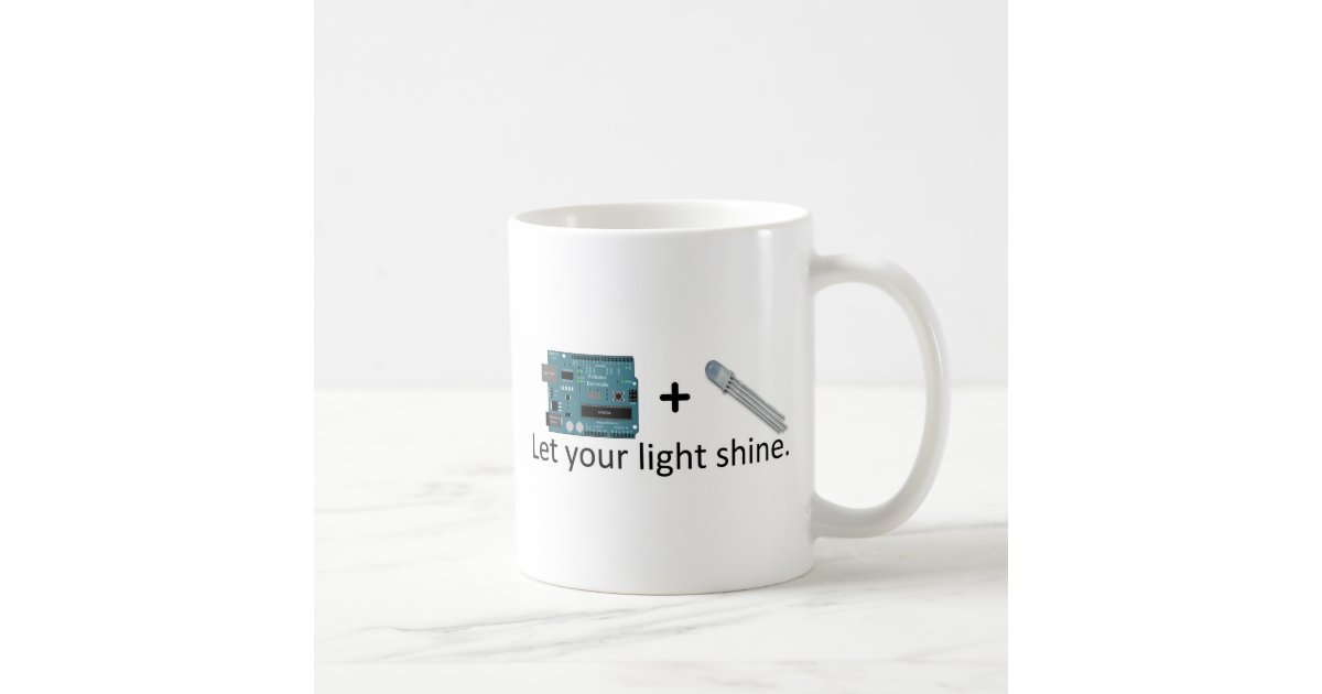 Arduino + RGB LED = Inspiration Coffee Mug | Zazzle