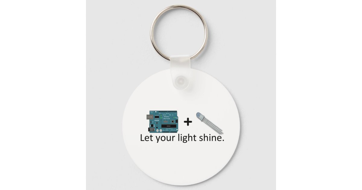 Arduino + RGB LED = Inspiration Keychain | Zazzle