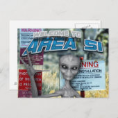 Area 51 postcard | Zazzle