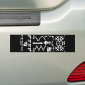 Arecibo Binary Message Reply Bumper Sticker | Zazzle