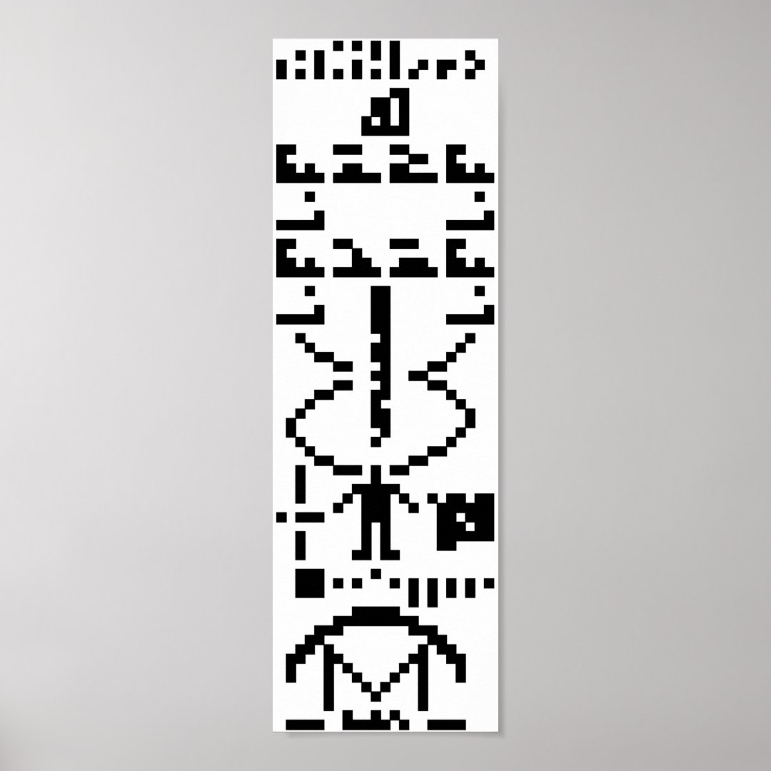 Arecibo_Message Poster | Zazzle
