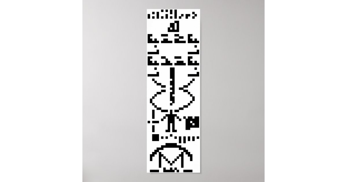 Arecibo_Message Poster | Zazzle