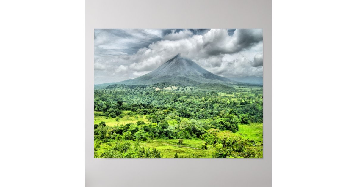 Arenal Volcano - Costa Rica Poster | Zazzle