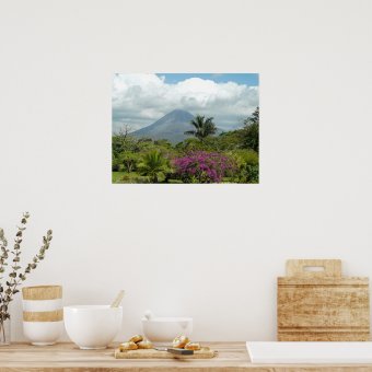 Arenal Volcano - Costa Rica Poster | Zazzle